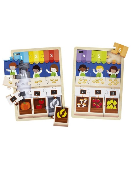 Los números del 1 al 6